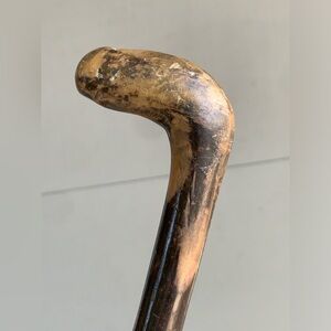 Art | 19th Century Antique Twisted Burley Wood Swagger Stick Cane ...